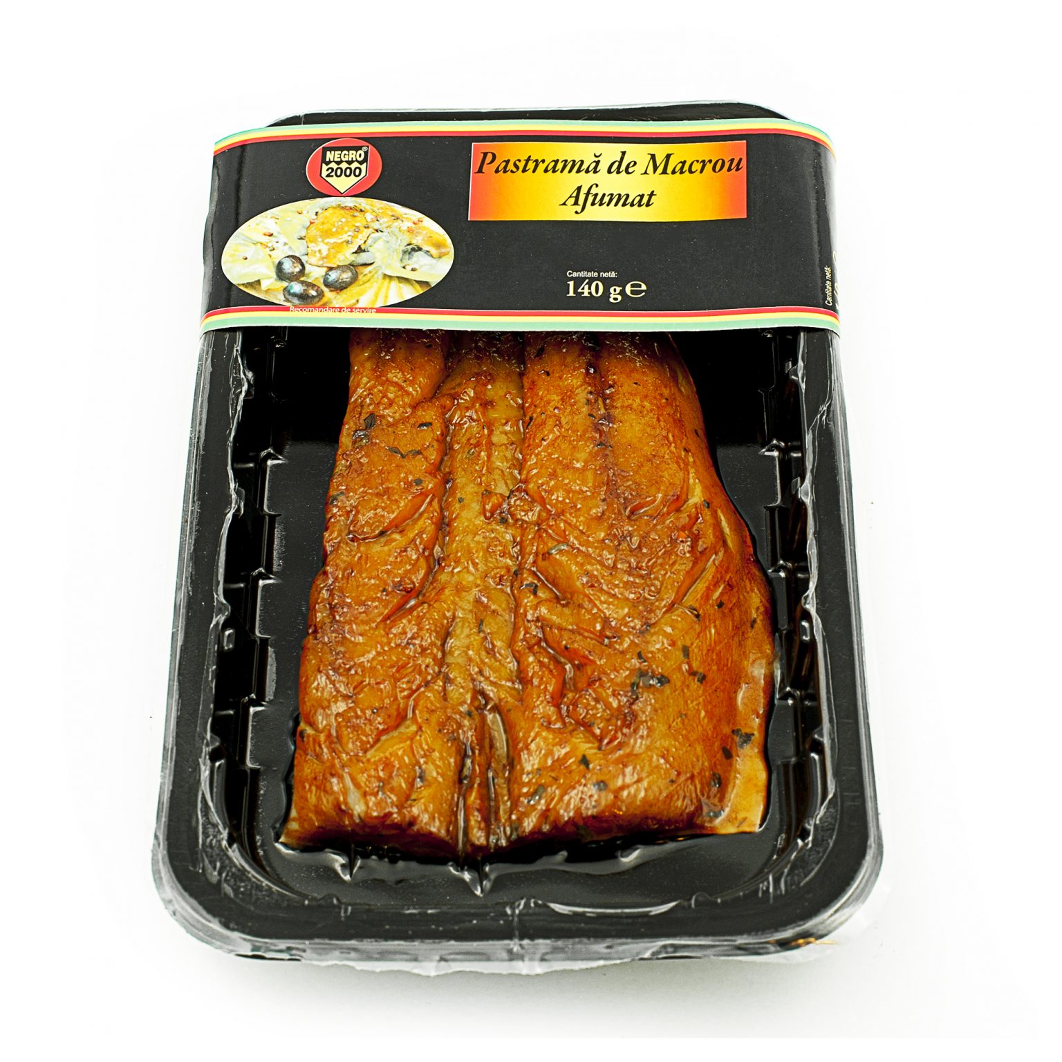 Pastramă de macrou afumat 140g - Negro2000 Shop
