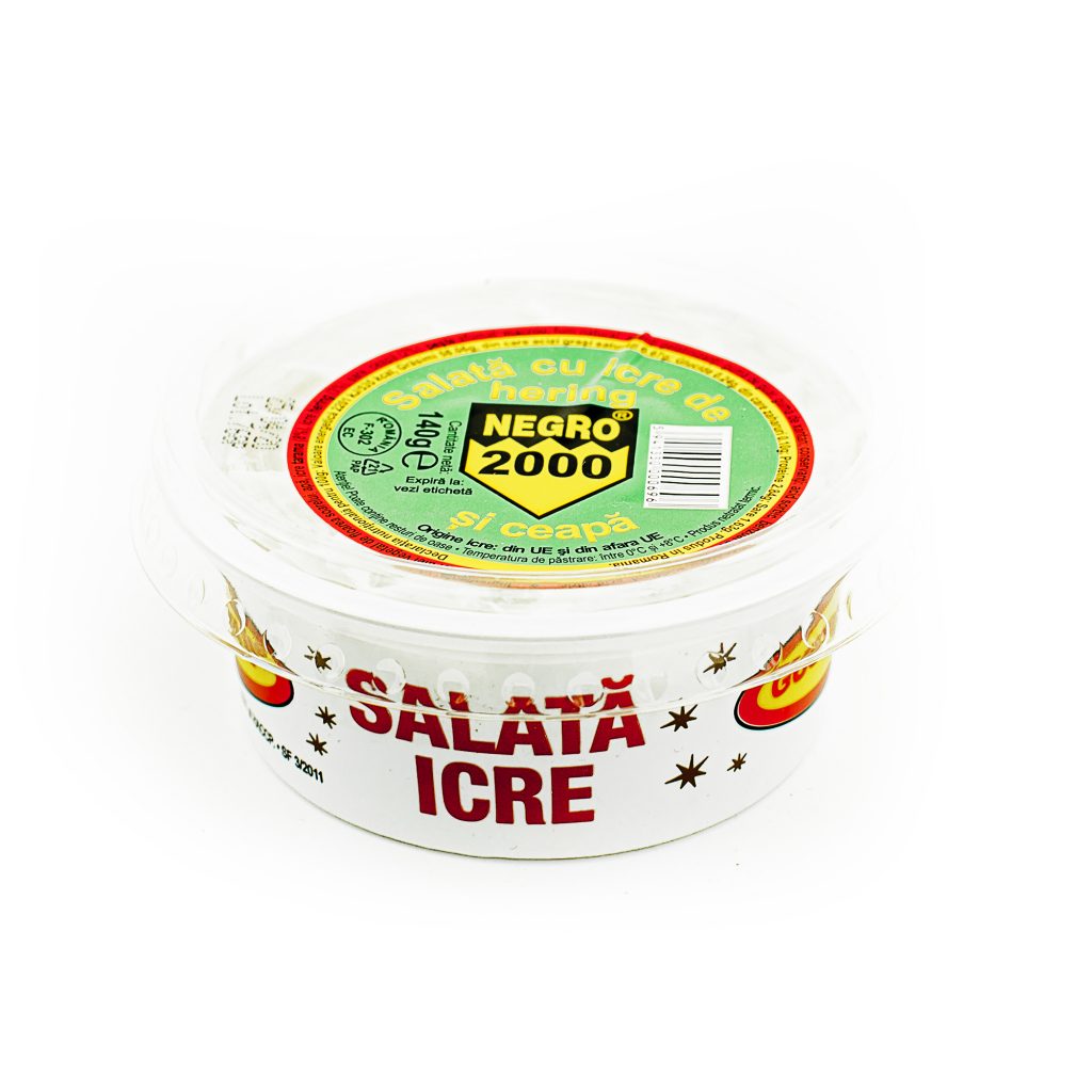 Salată cu icre de hering și ceapă 140g - Negro2000 Shop